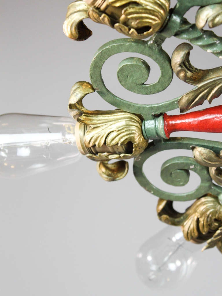 Caldwell and Co. Spanish Colonial Bare Bulb Light Fixture (8-Light) at ...