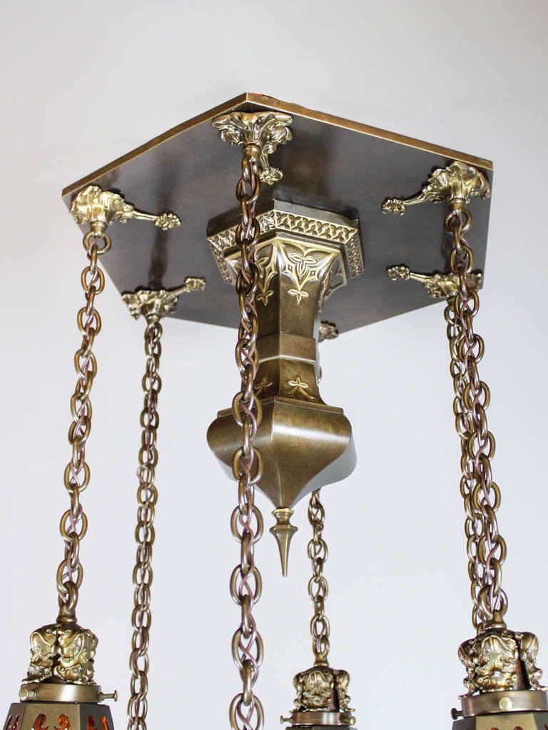 Mitchell Vance and Co. Gothic Flush Mount (6-Light) at 1stDibs