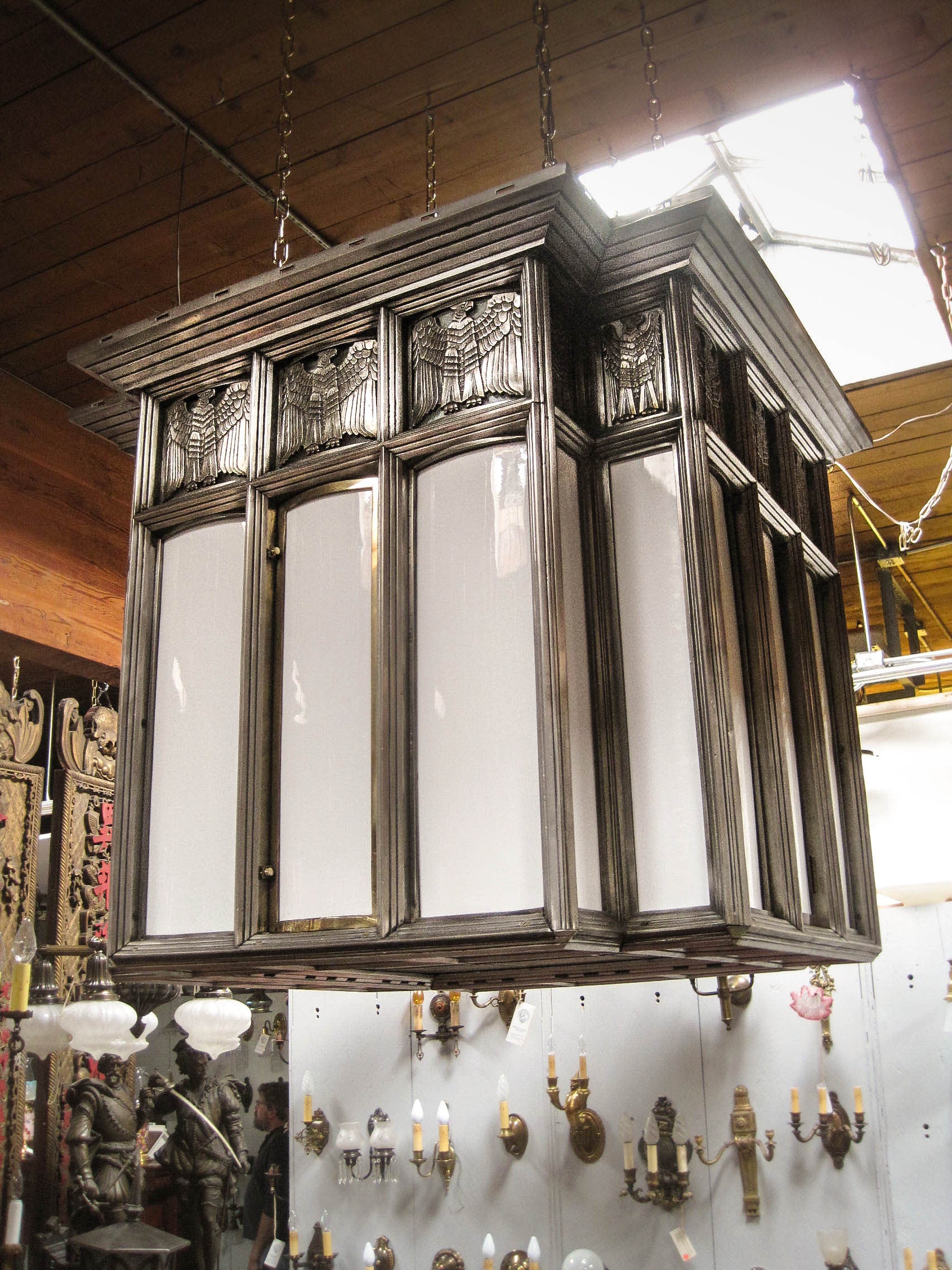 American Federal Chandelier - 2 For Sale on 1stDibs