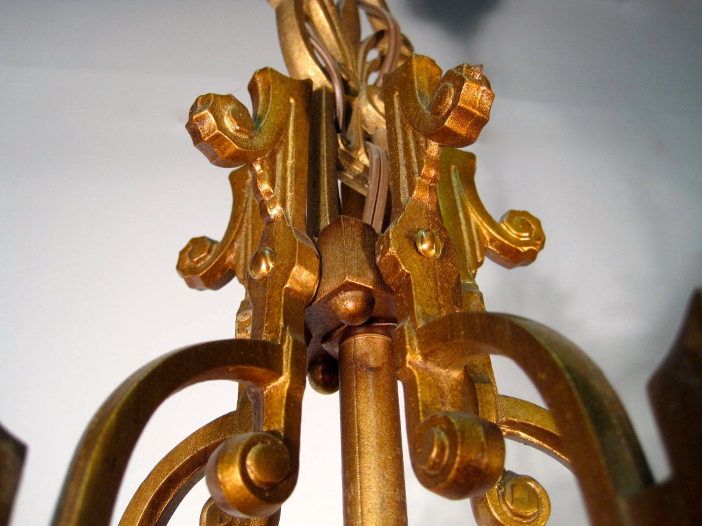 Art Deco 5-Light Fixture at 1stDibs