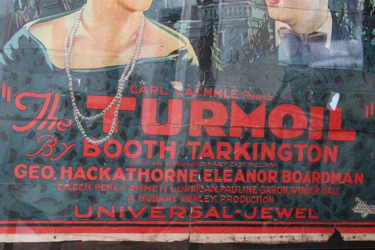 Original Vintage Poster for "The Turmoil, " 1924 For Sale at 1stDibs