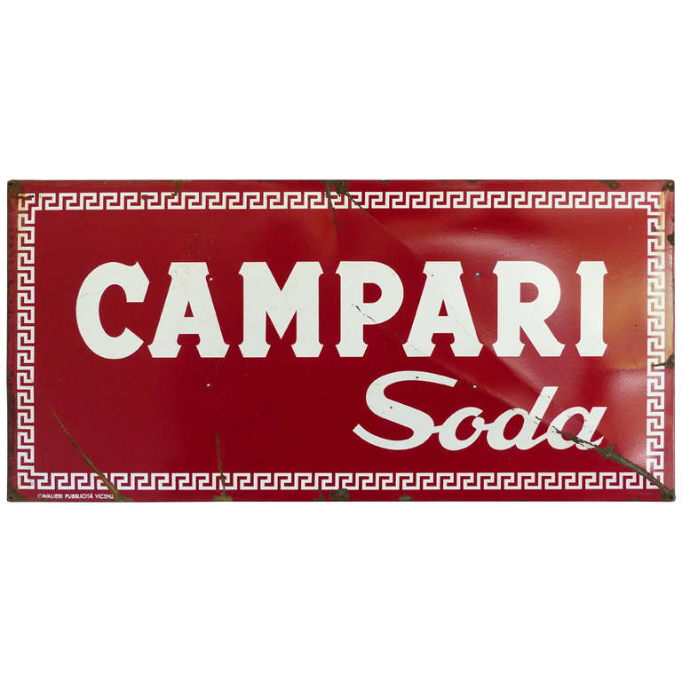Campari Soda Sign at 1stDibs | campari sign, campari neon sign, vintage ...