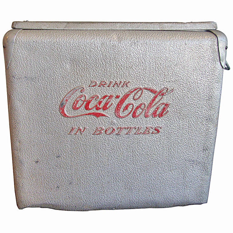 Aluminum Coke Cooler at 1stDibs