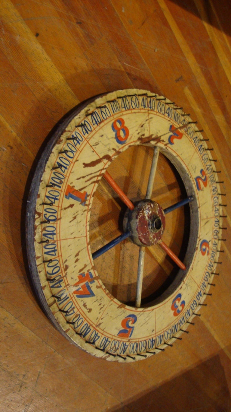 Carnival Game Wheel at 1stDibs
