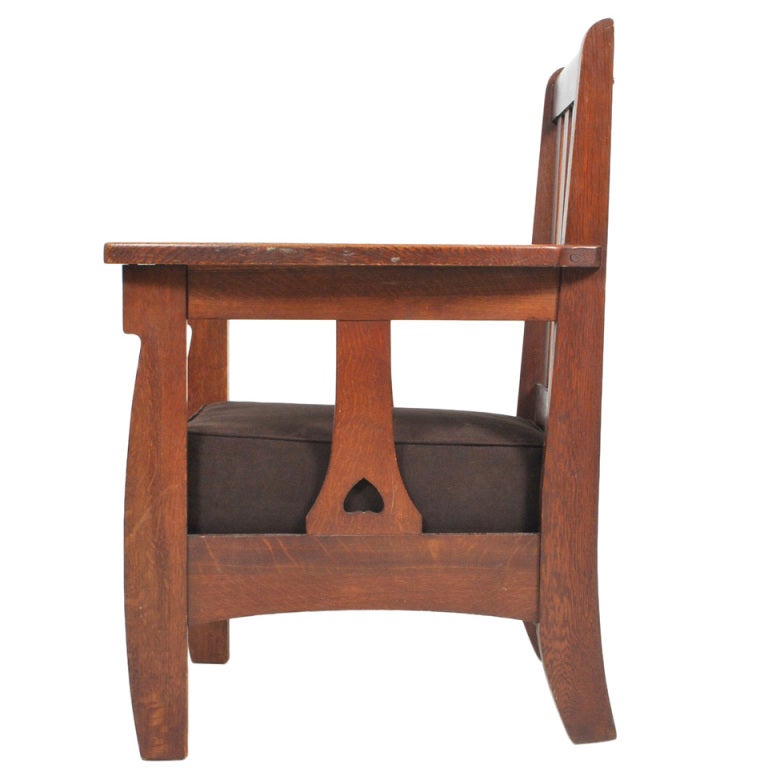 Charles Limbert Chair and Rocker at 1stDibs | limbert rocking chair