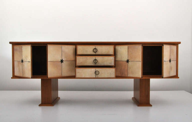 Large Cabinet in the Manner of Jean Royere, Circa 1960 at 1stDibs