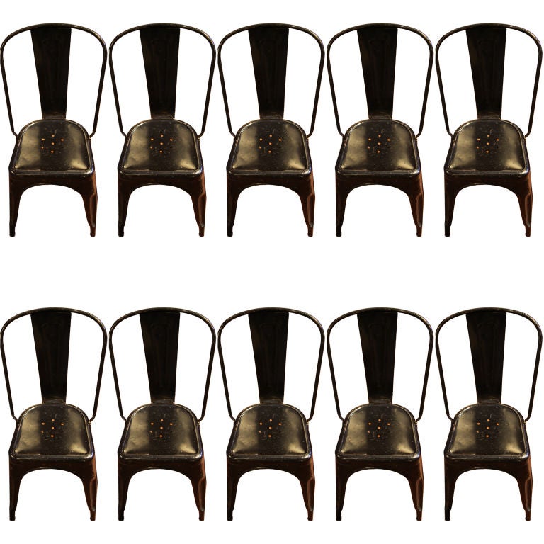 Vintage tolix chairs For Sale at 1stDibs