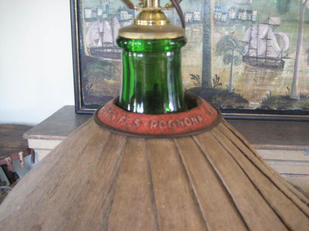 French wine cask lamp at 1stDibs