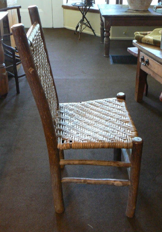 Hickory Side Chair at 1stDibs