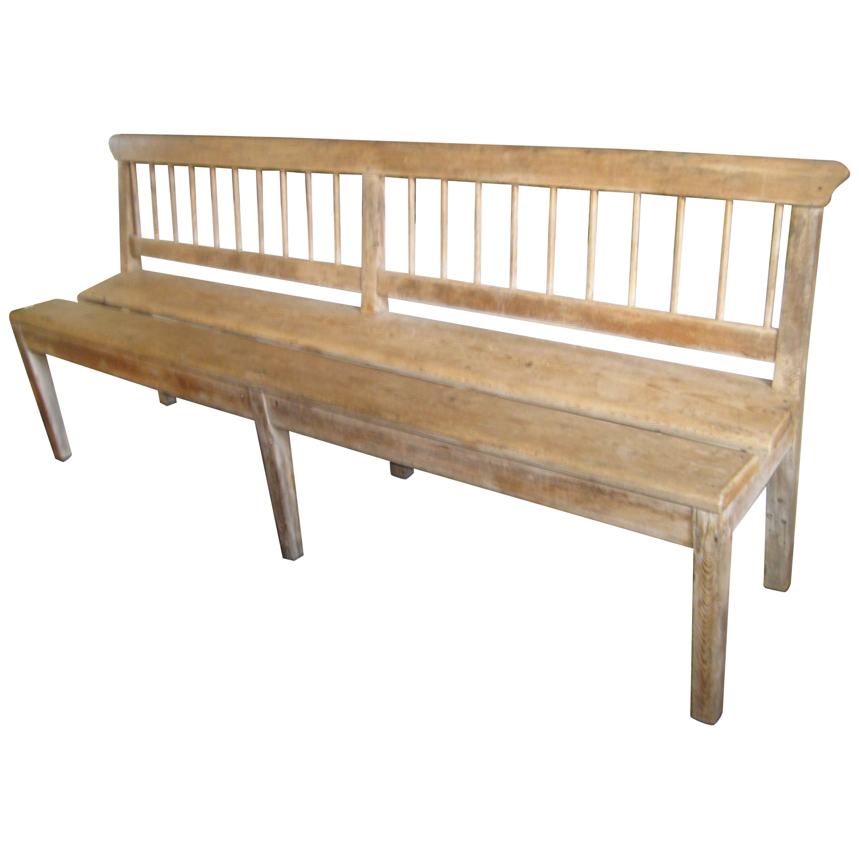 Pine Bench at 1stDibs