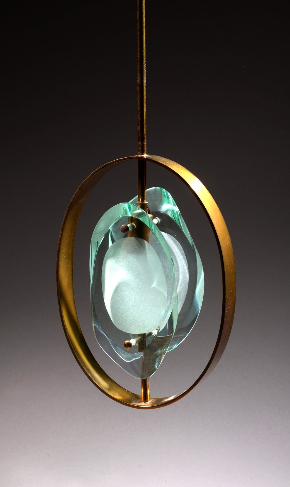 Pendant Ceiling Light No. 1933 by Max Ingrand for Fontana Arte at 1stDibs