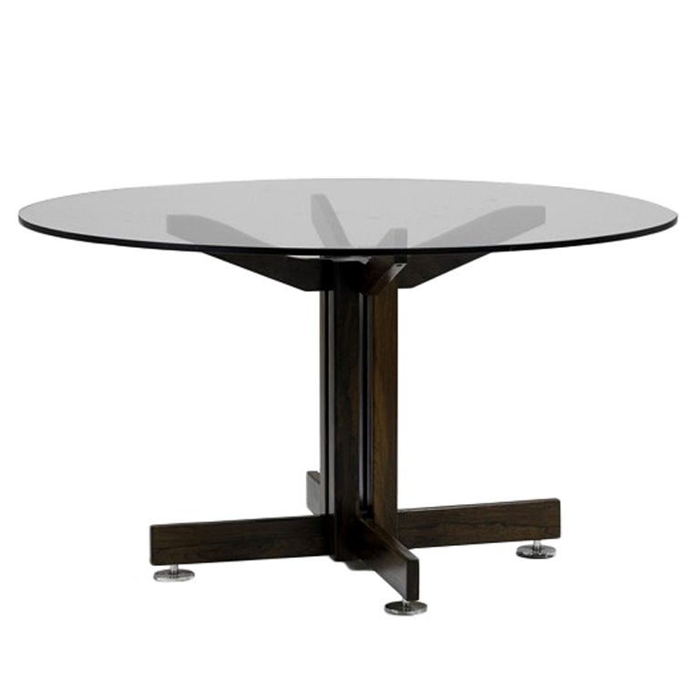 Jacaranda Round Table Attributed to Sergio Rodrigues at 1stDibs