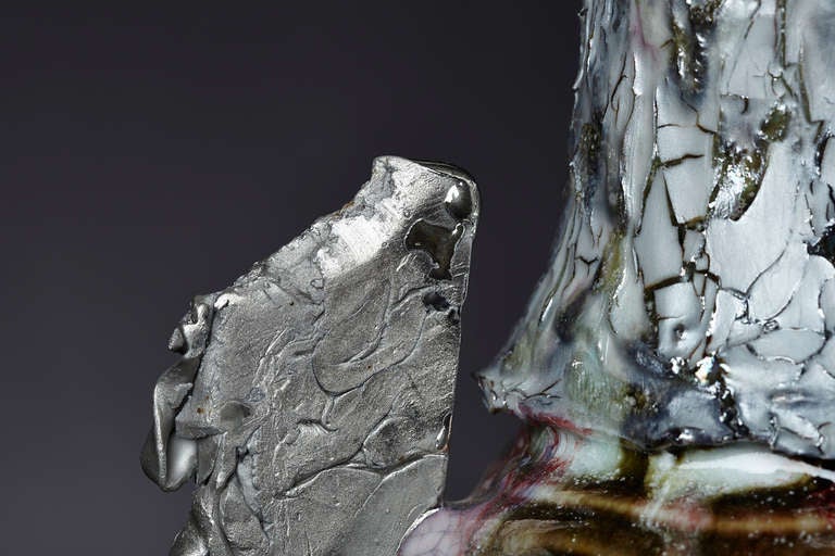 "Bronze is Not All" Sculptural Vase by Gareth Mason For Sale at 1stDibs