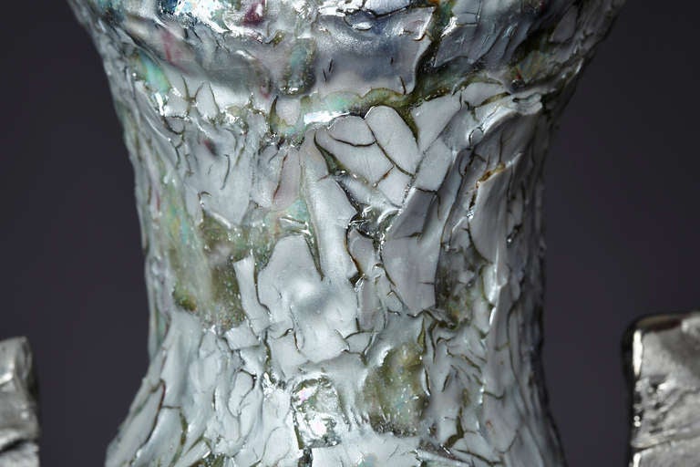 "Bronze is Not All" Sculptural Vase by Gareth Mason For Sale at 1stDibs