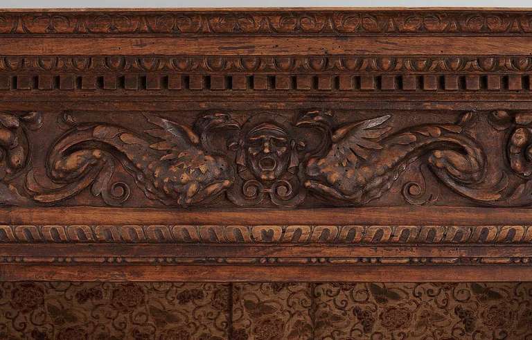 Pair of Italian Renaissance Revival Walnut Bookcases For Sale at 1stDibs