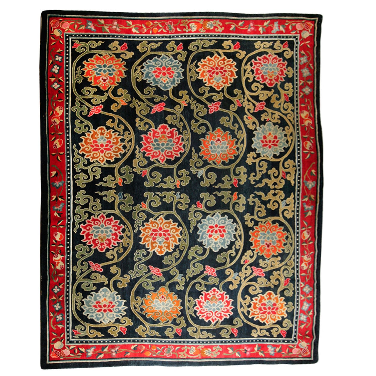 Unusual Tibet carpet For Sale at 1stDibs