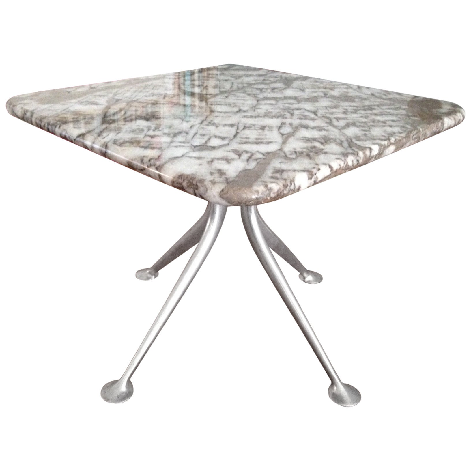 Alexander Girard Side Table with Original Bruno Scuro Marble Herman ...