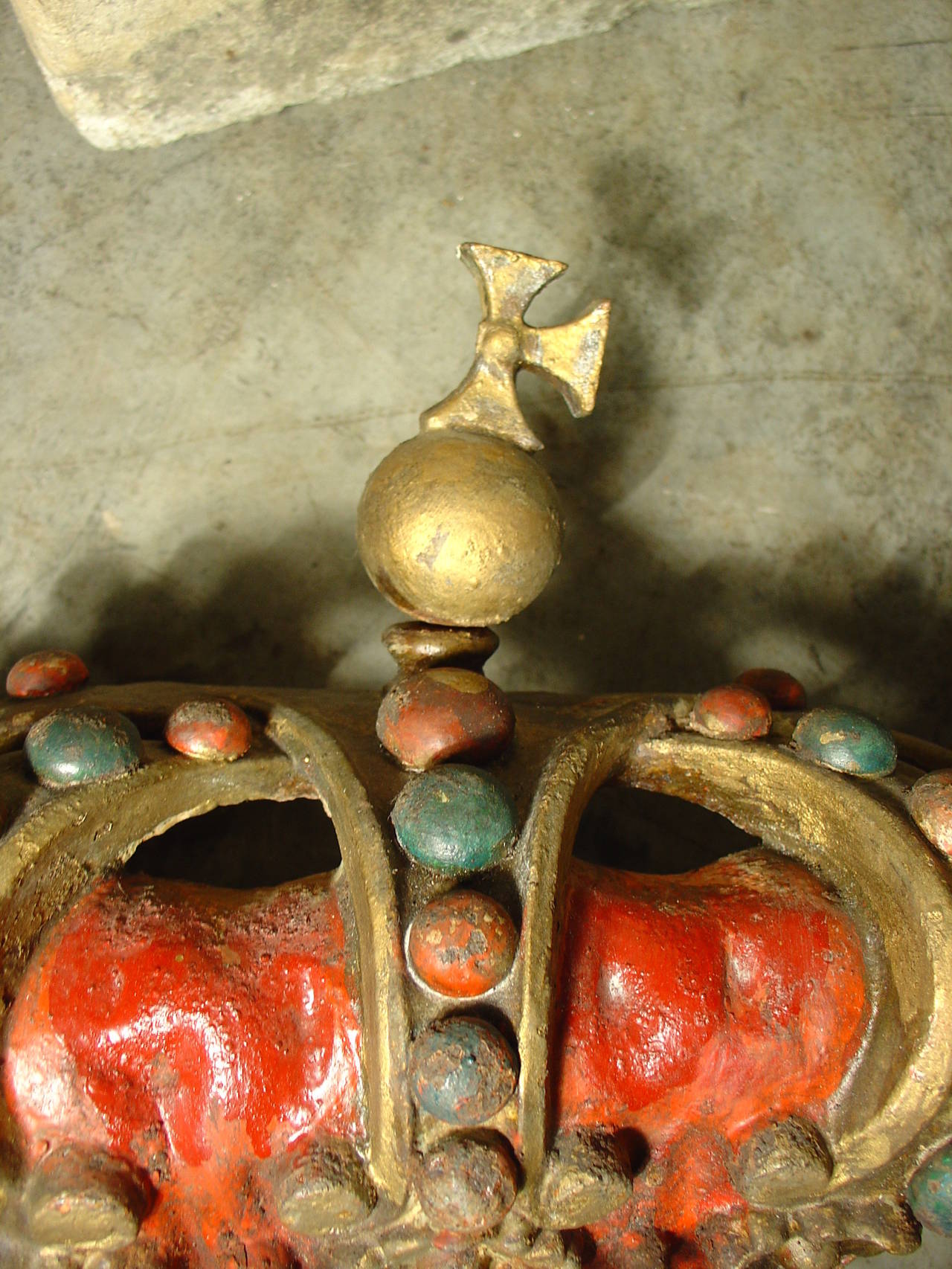 Antique Painted Cast Iron Royal Coat of Arms of Savoie (Savoy) at ...