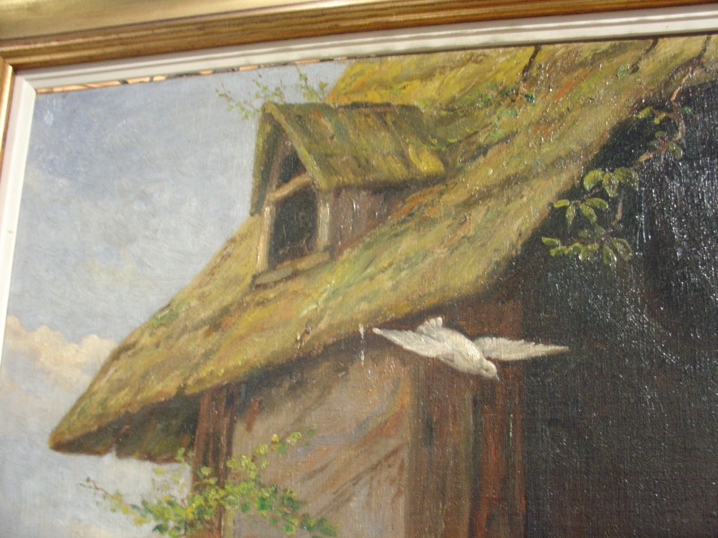Antique Oil on Canvas by Artist, G. Berger 1903 at 1stDibs | f berger ...