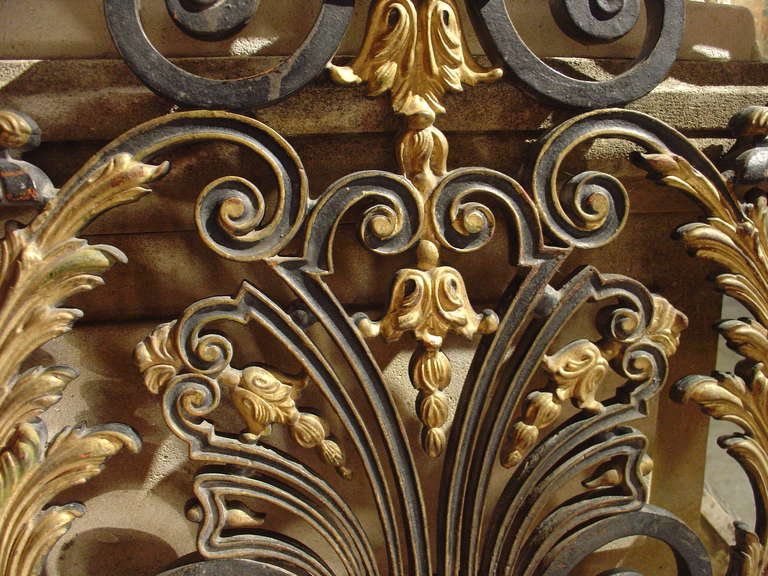 Antique Balcony Gate from a Normandy Castle, 1800s at 1stDibs