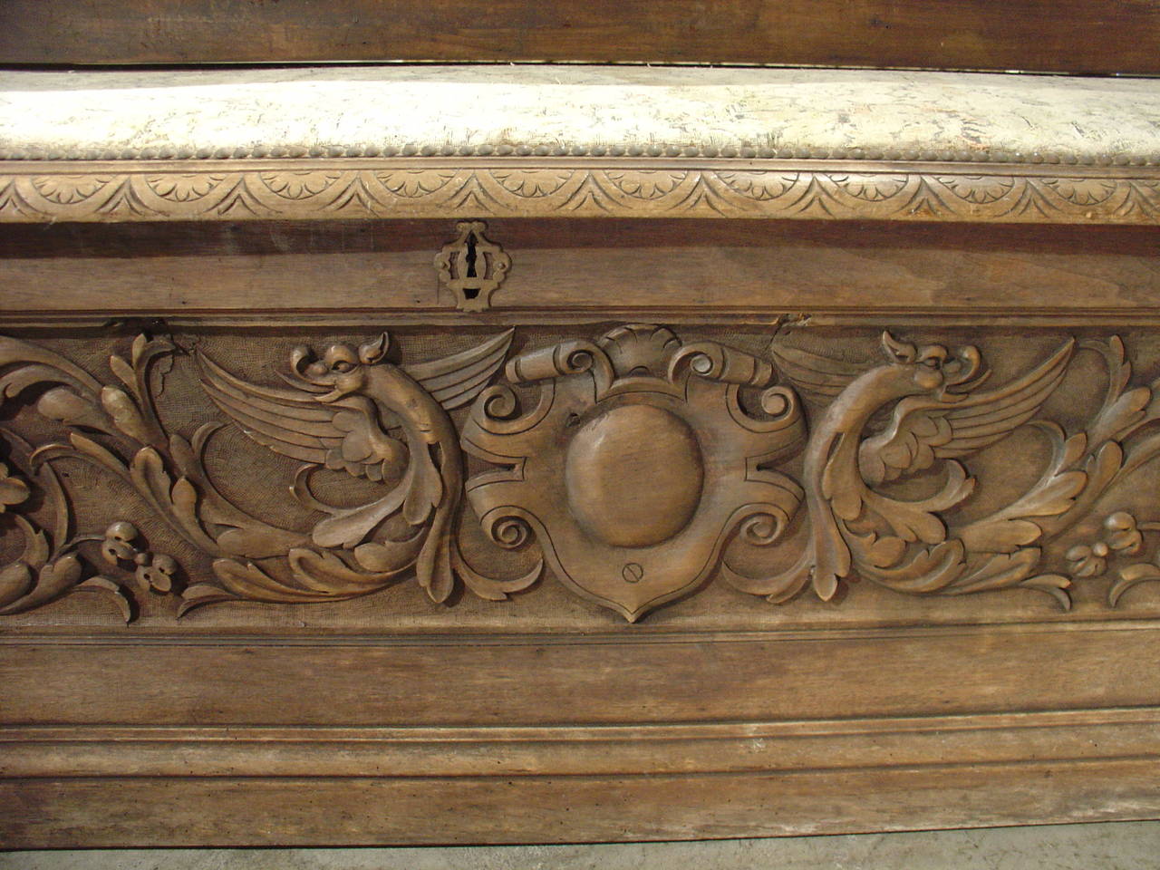 19th Century Renaissance Style Carved French Storage Bench at 1stDibs ...