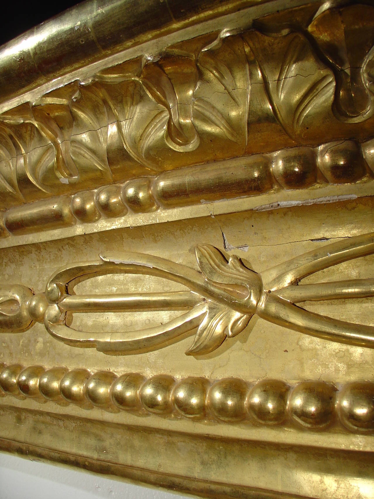 Large Antique Giltwood Valance from Sicily, circa 1830 at 1stDibs