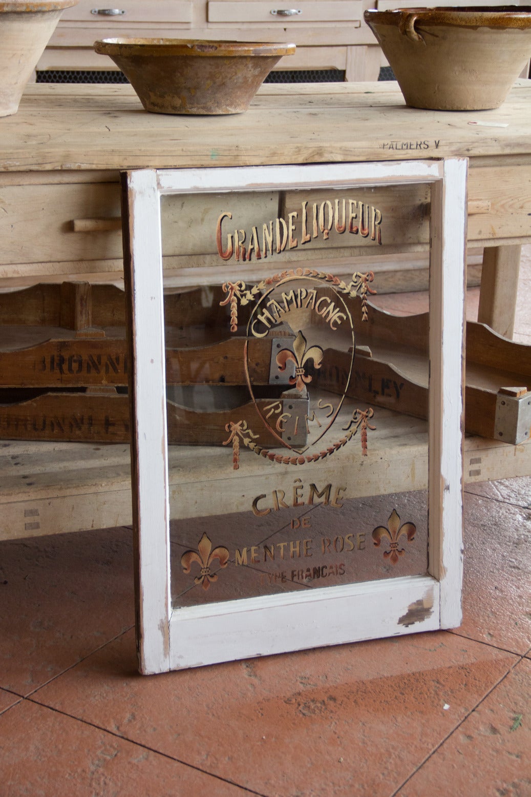 Antique French Napoleonic Champagne Reims Window at 1stDibs