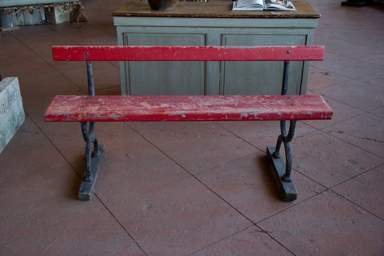 Antique English Tram Bench at 1stDibs | tram seat