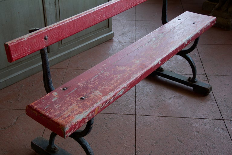 Antique English Tram Bench at 1stDibs | tram seat