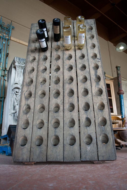 Antique French Riddling Rack at 1stDibs