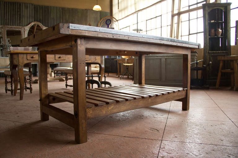 Antique English School Work Table at 1stDibs