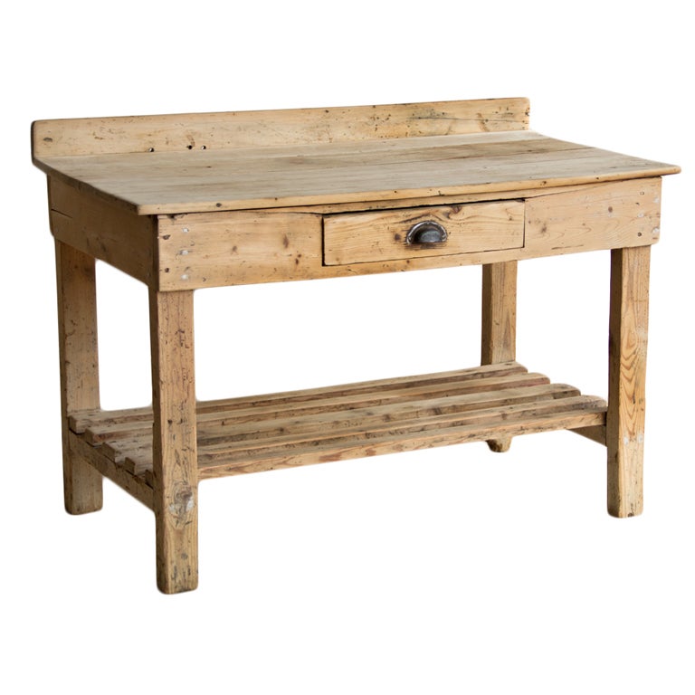 Victorian Rustic Potting Table at 1stDibs | rustic potting bench for sale