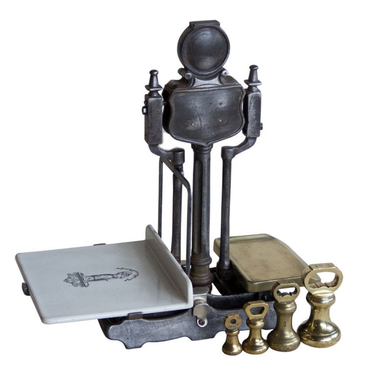 Antique Butcher's Scale at 1stDibs