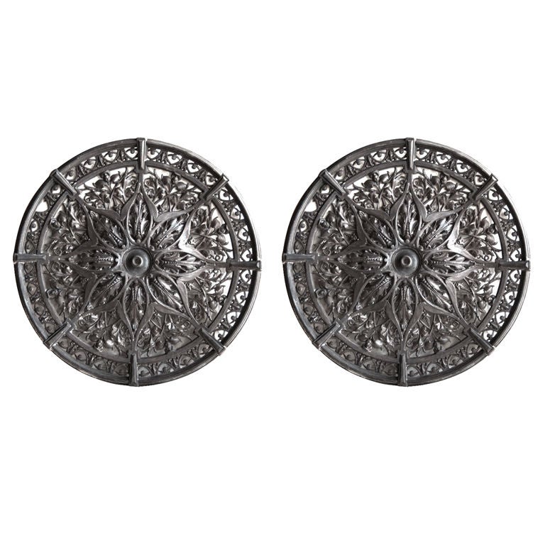 Rare Pair of Victorian Cast Iron Ceiling Roses at 1stDibs | victorian ...