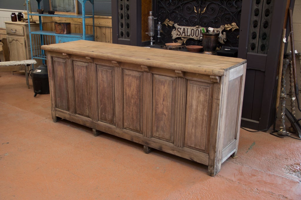 Large Victorian English Shop Counter at 1stDibs