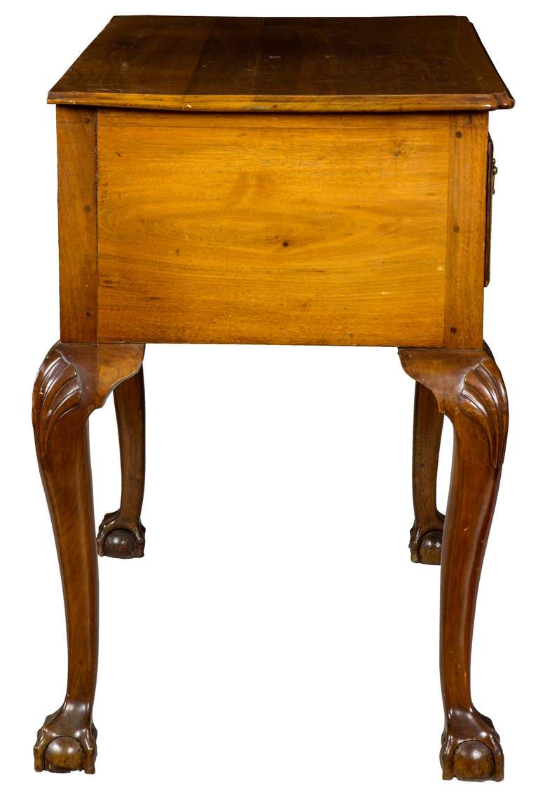 Walnut Chippendale Server with Carved Shells For Sale at 1stDibs