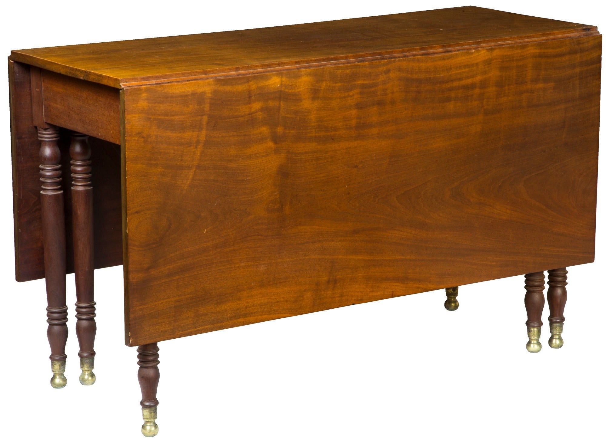 Sheraton Mahogany Dining Table, New York, circa 1810 For Sale at 1stDibs