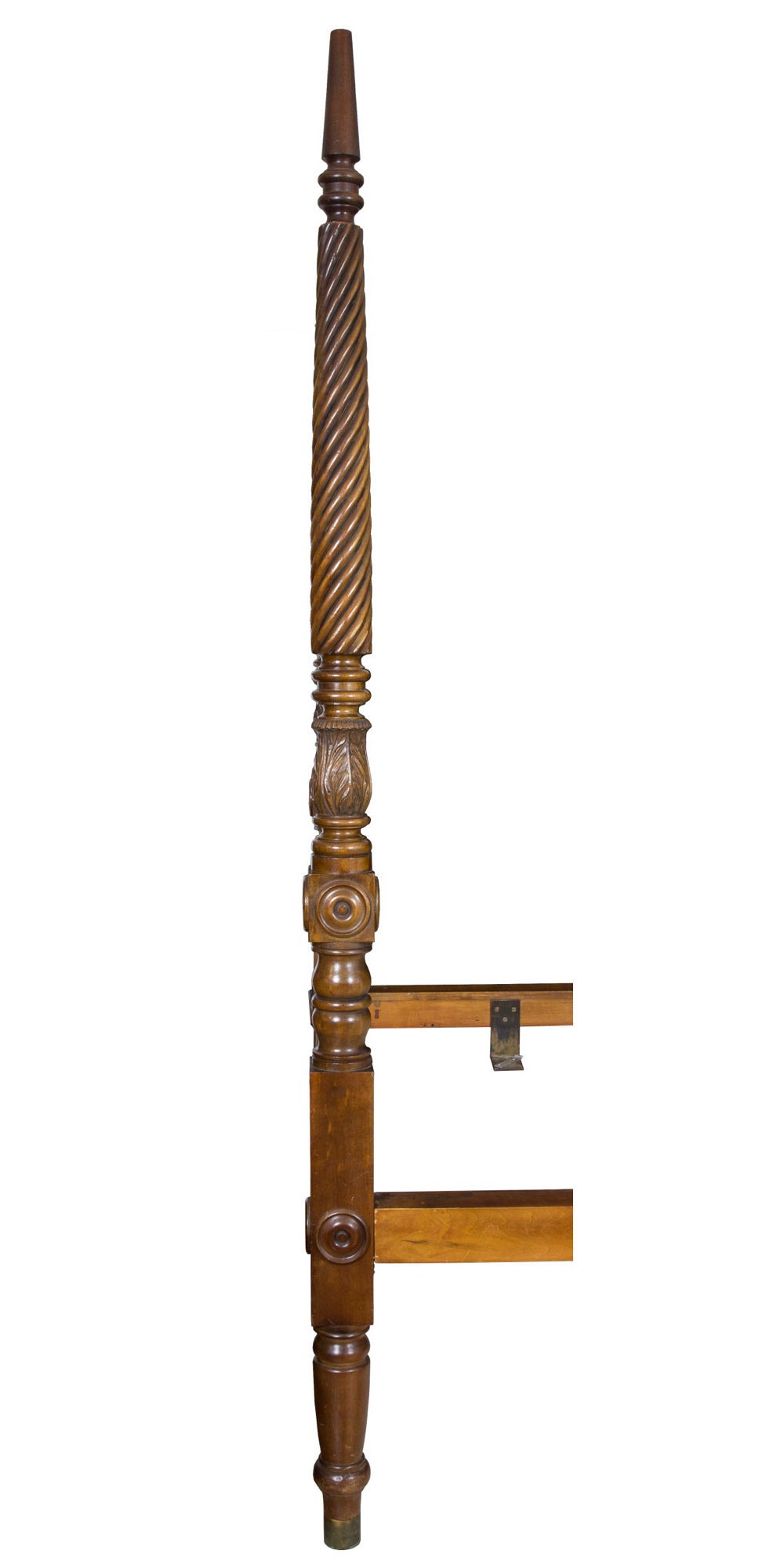 Classical Mahogany Tall Post Wide Custom Queen-Size Bed, circa 1840 at ...
