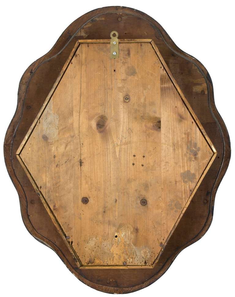 French 'Bakers' Wall Clock with Mother-of-Pearl Inlay, Late 19th ...