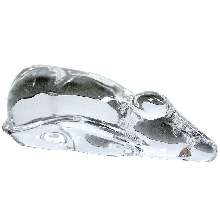 Baccarat Crystal Mouse at 1stDibs