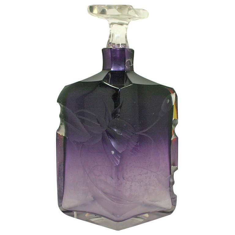 Amethyst Perfume Bottle at 1stDibs