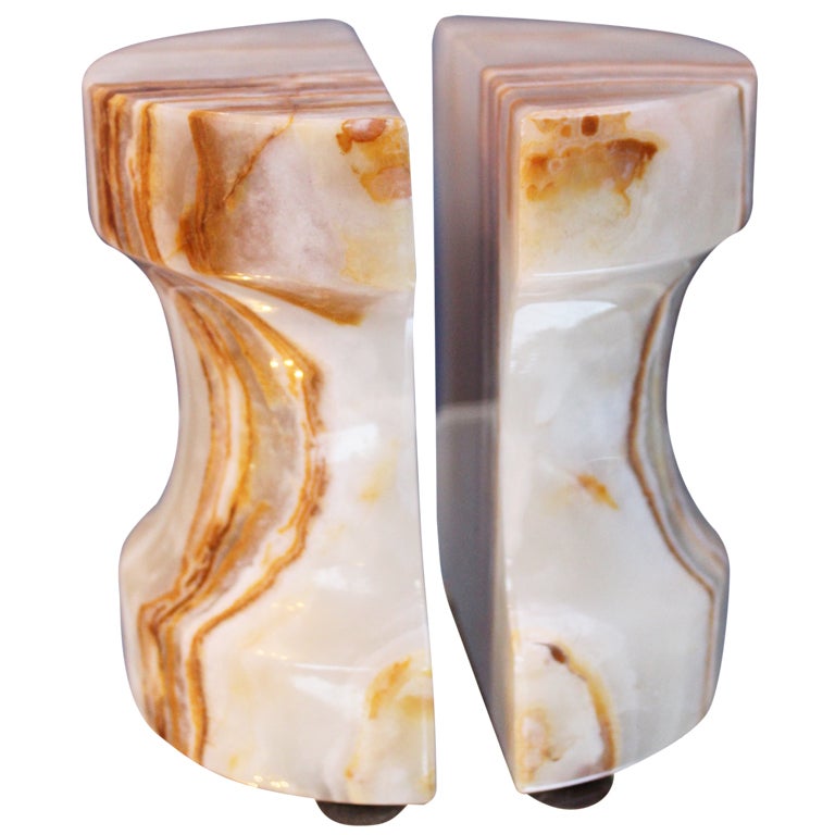 Onyx Bookends at 1stDibs