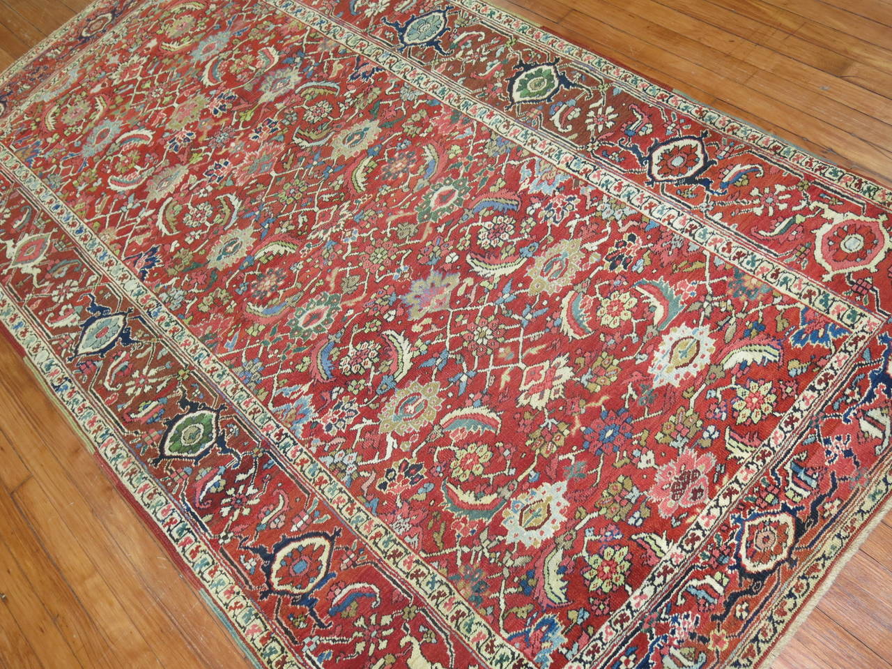 Antique Persian Serapi Rug For Sale at 1stdibs