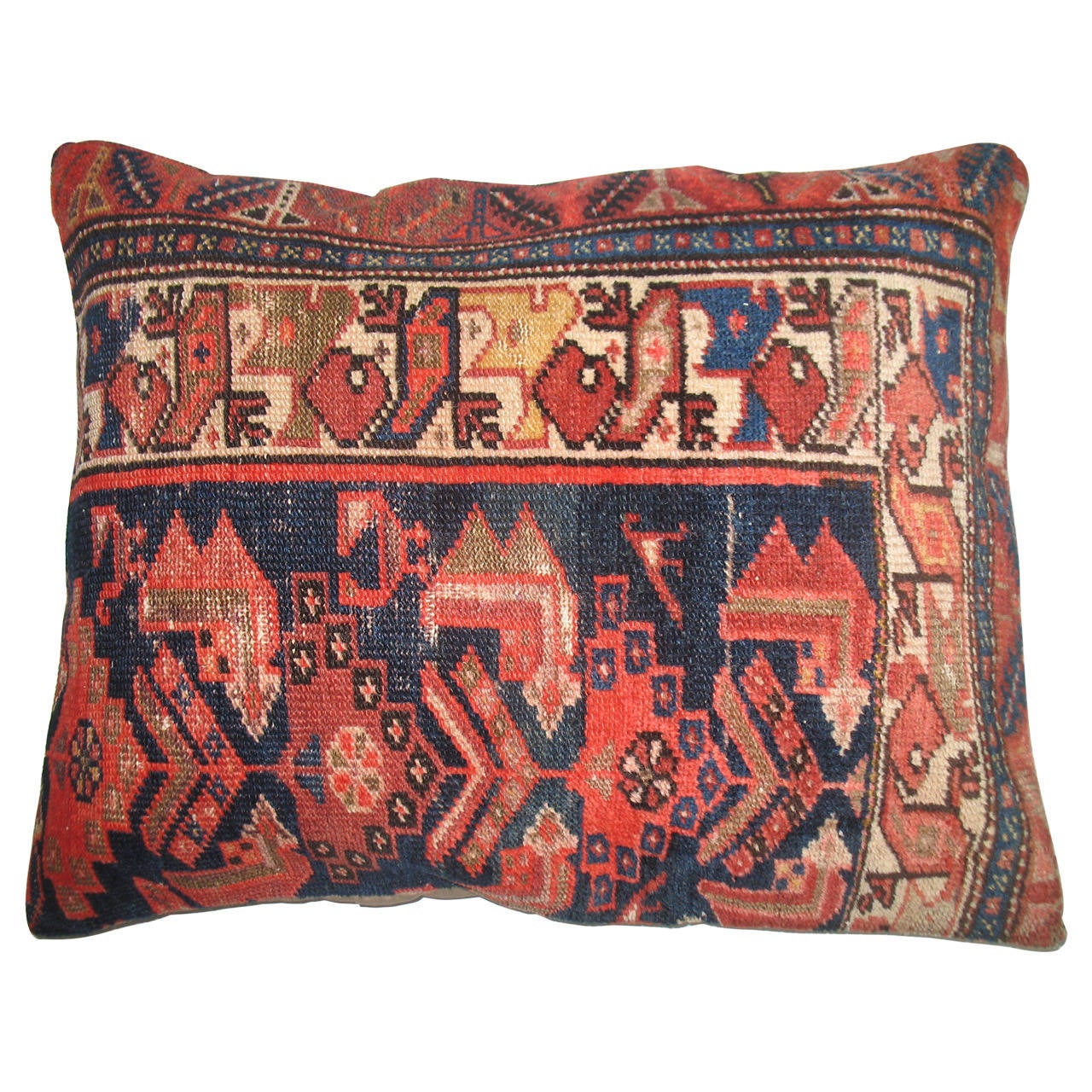 Vintage Persian Rug Pillow at 1stDibs
