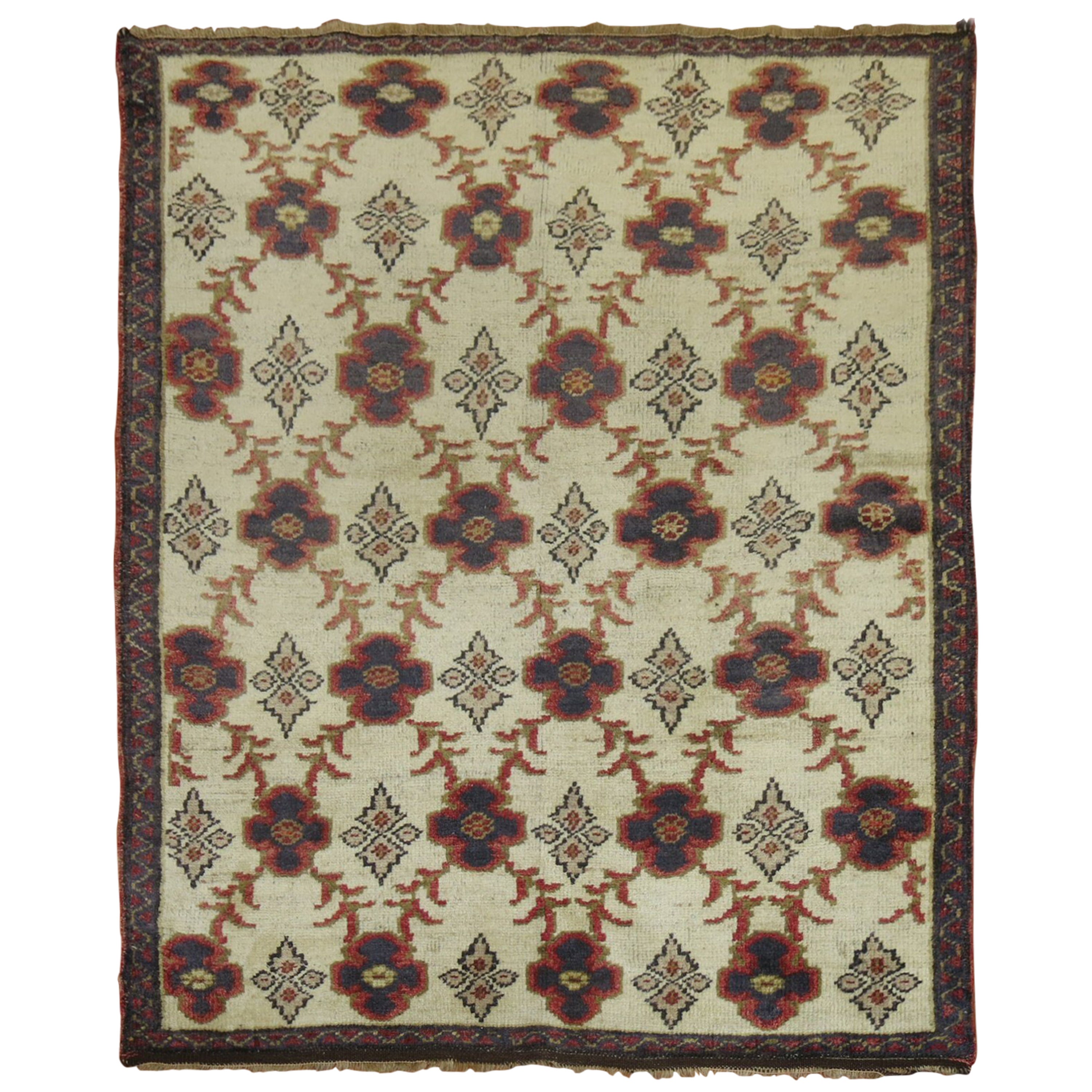Vintage Turkish Konya Rug at 1stDibs