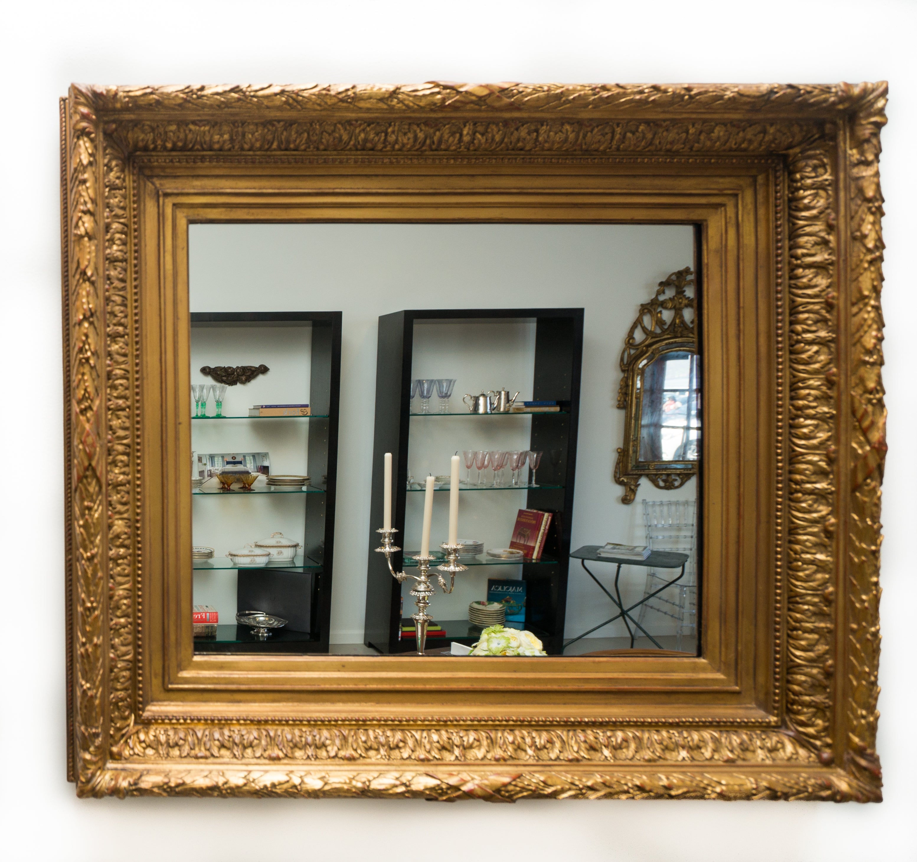 19th Century Gold Gilt Frame/New Mirror For Sale at 1stDibs