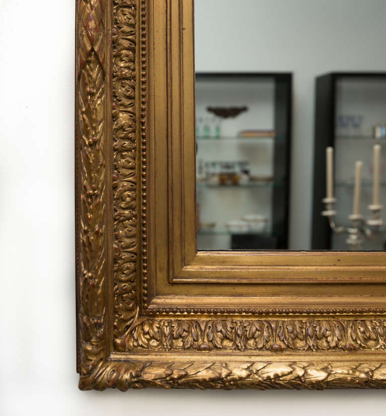 19th Century Gold Gilt Frame/New Mirror For Sale at 1stDibs