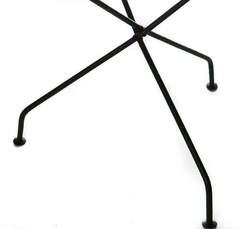 French Cafe Collapsible Iron Table For Sale at 1stDibs