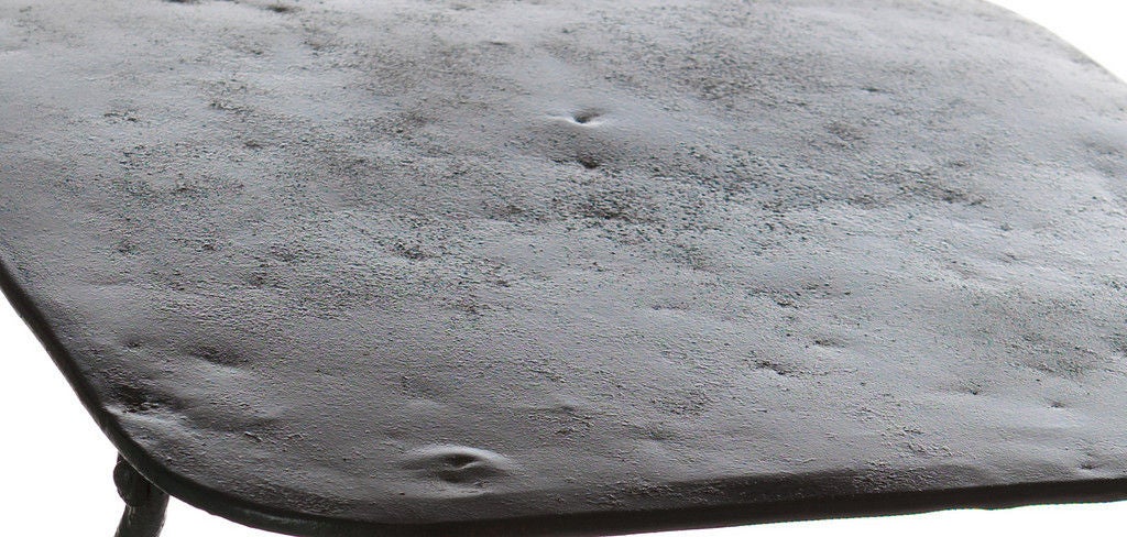 French Cafe Collapsible Iron Table For Sale at 1stDibs