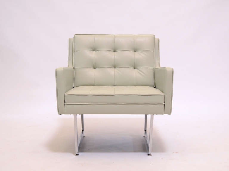 Leather Lounge Chair by Patrician at 1stDibs